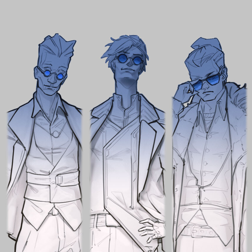 ArtStation - man's suit - concept art