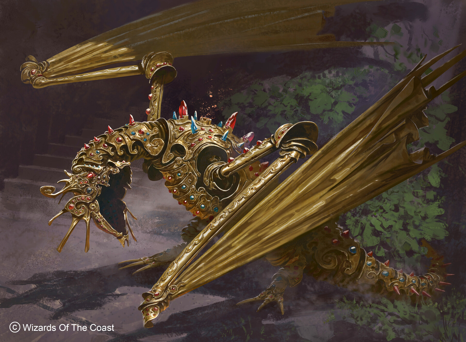 ArtStation - Magic The Gathering - Gleaming Geardrake