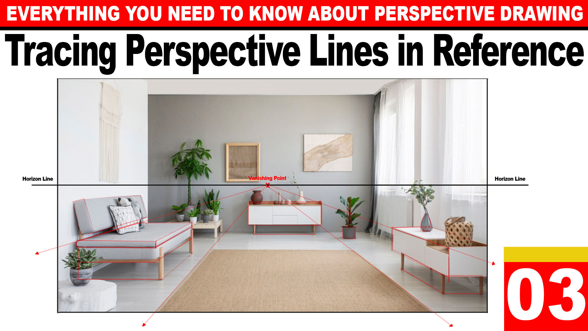 Salem Shanouha - Lesson 3: Tracing Perspective Lines in Reference Photos