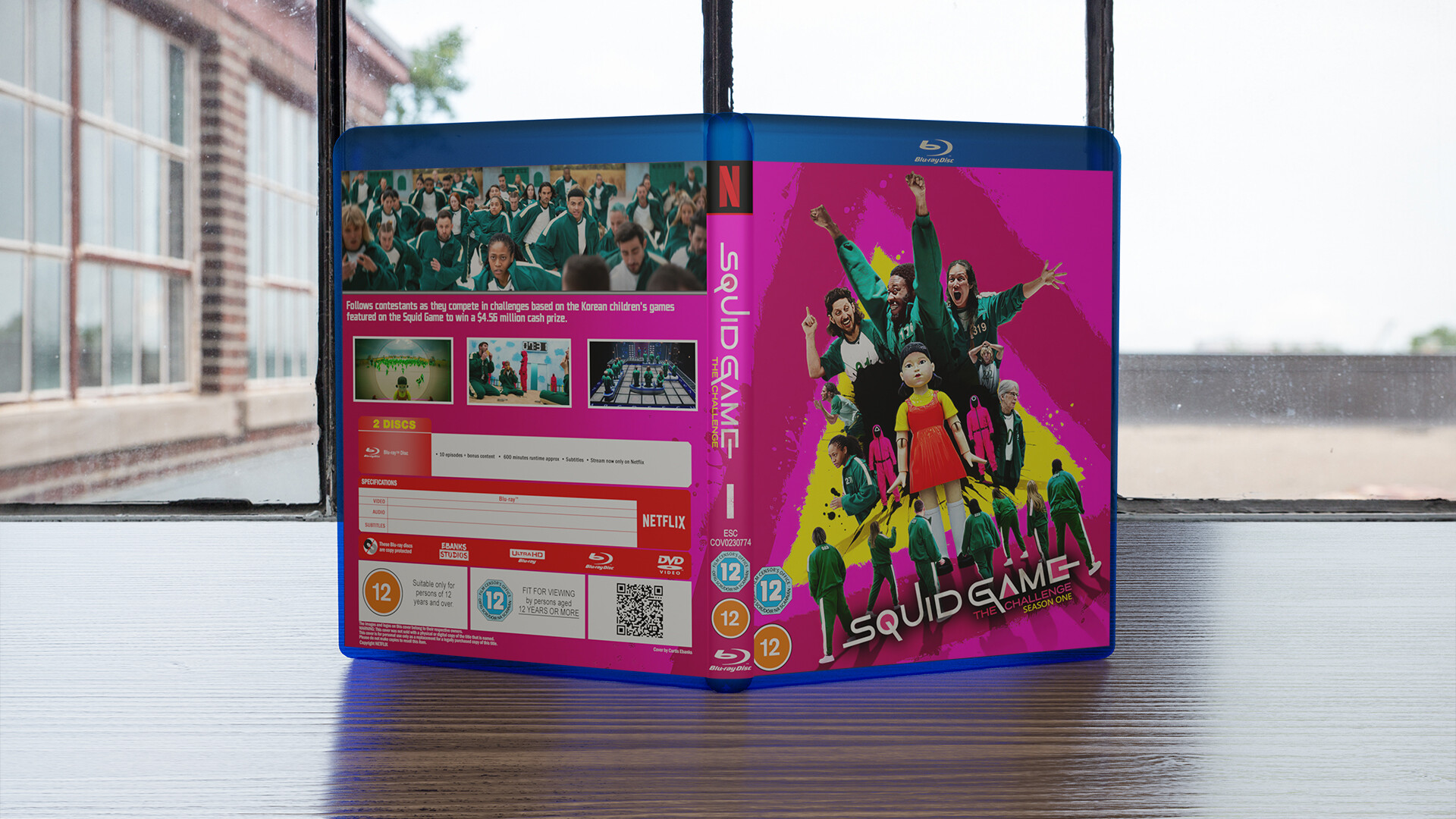 ArtStation - Squid Game: The Challenge Season 1 - Custom Blu-ray Cover