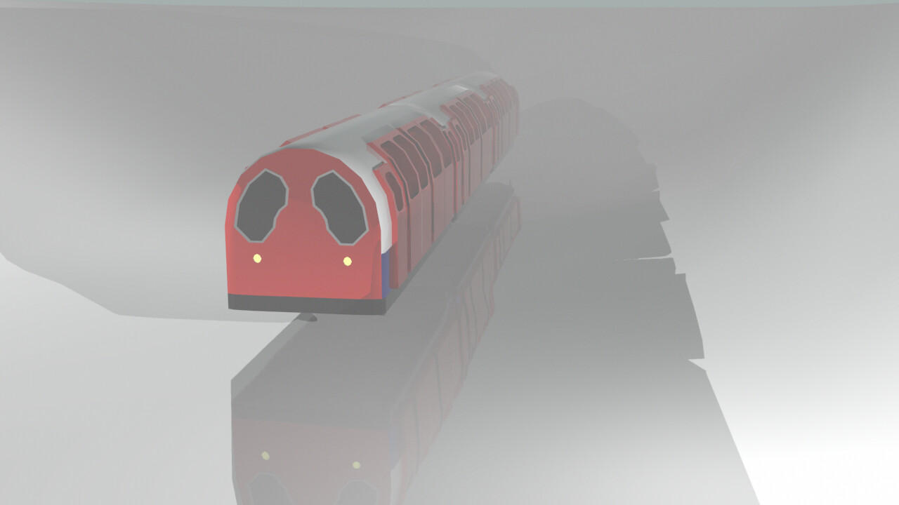 ArtStation - LowPoly London Tube