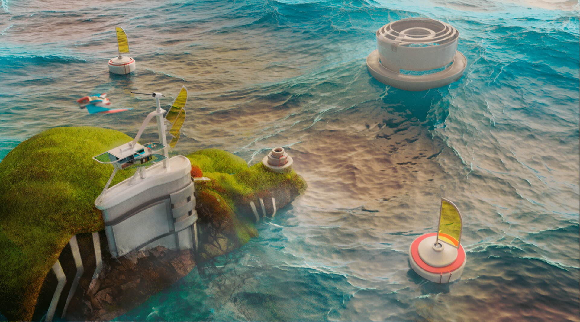 ArtStation - Ocean Outpost