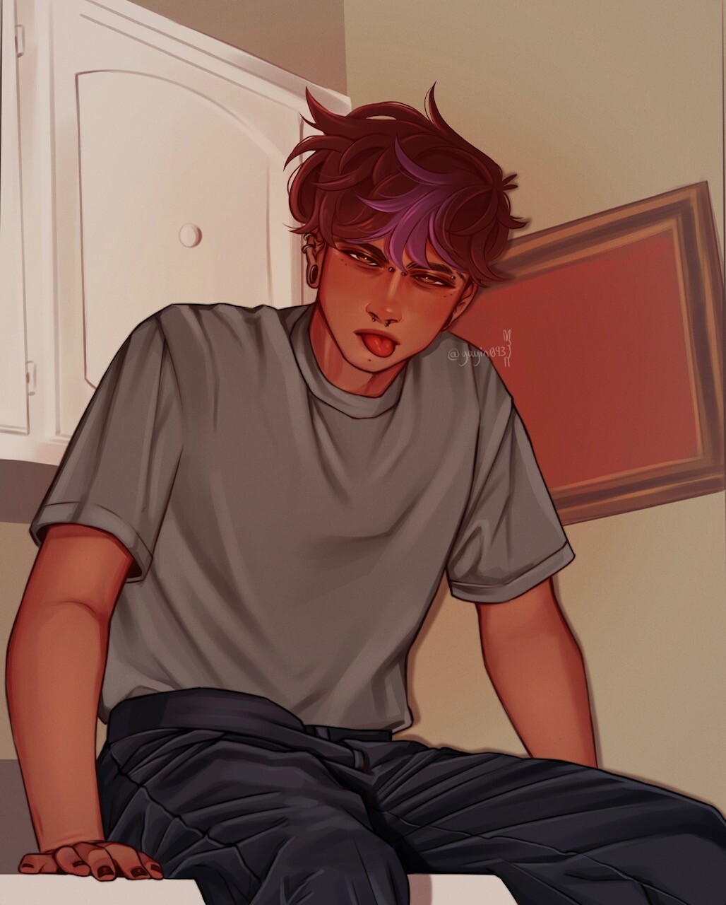 cute guy drawing reference