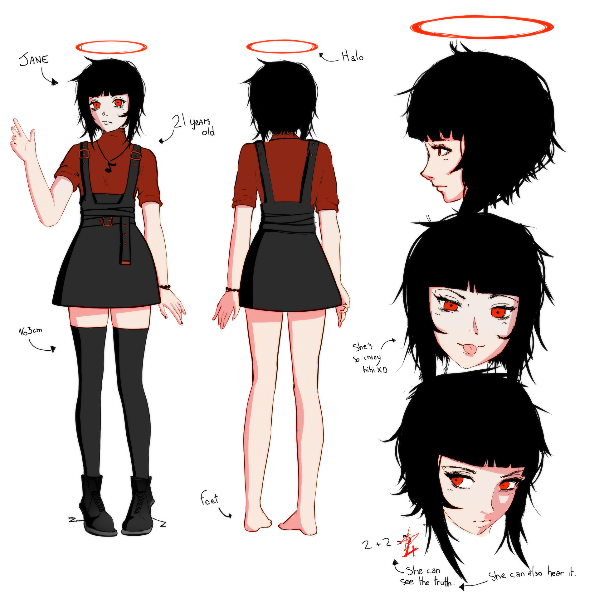 ArtStation - Jane - Ref sheet