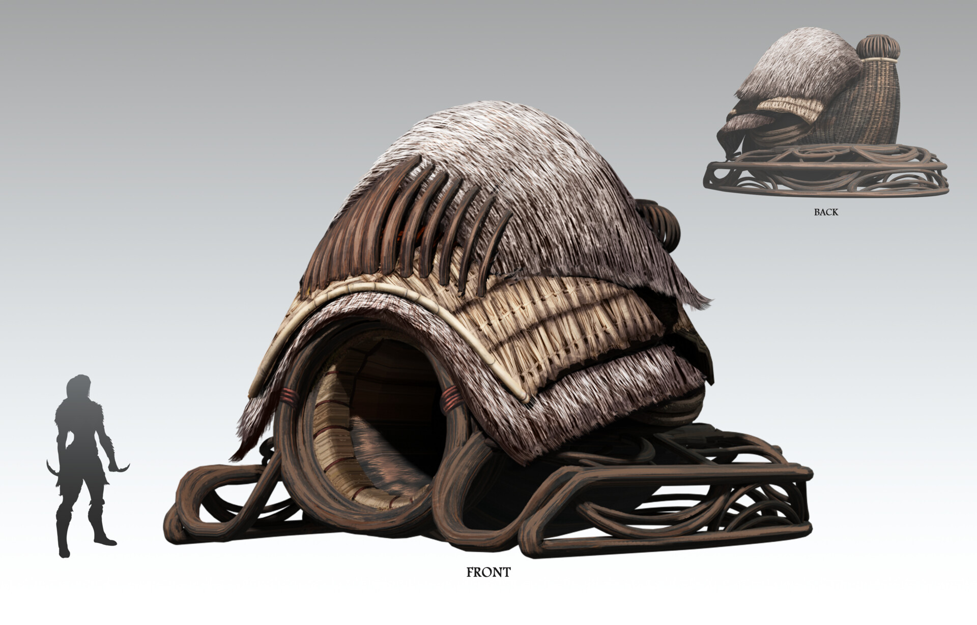 ArtStation - TRIBE : Small Hut