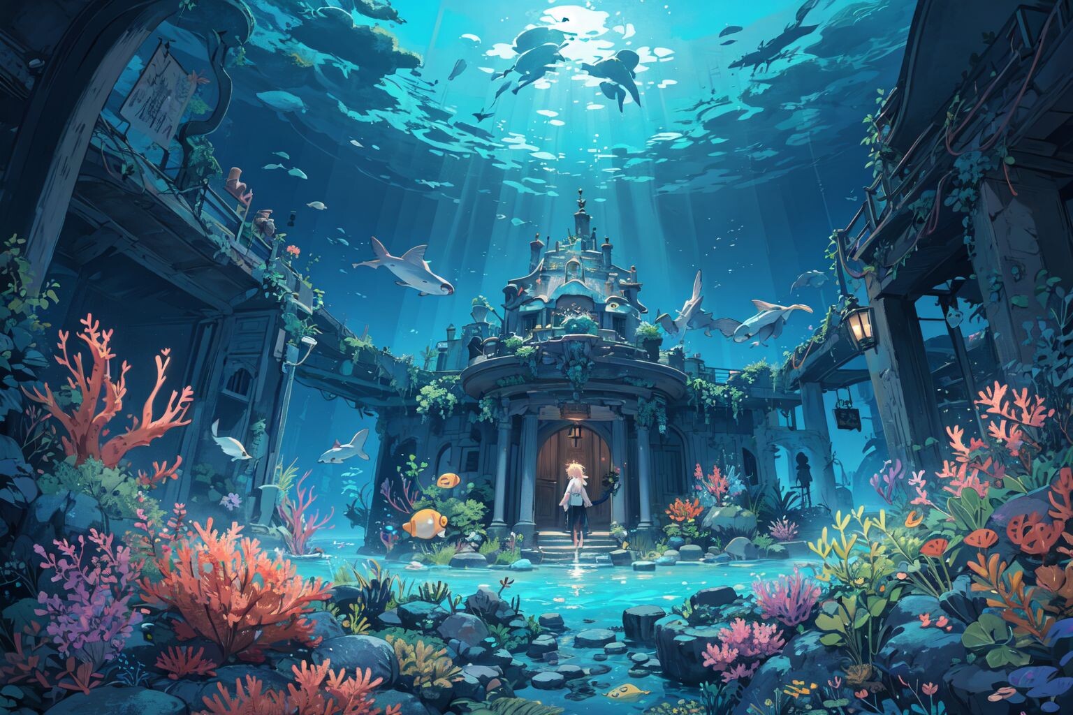 underwater animation reference