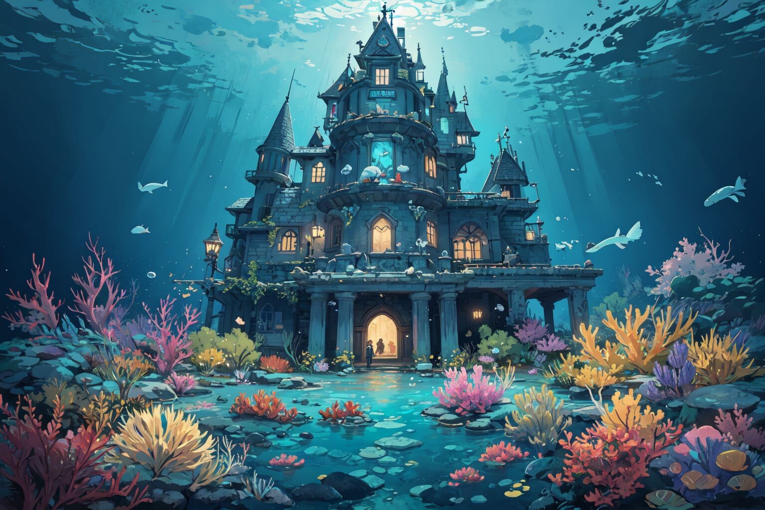 4K Anime Reference Art for Artists and Enthusiasts - 293 Underwater ...