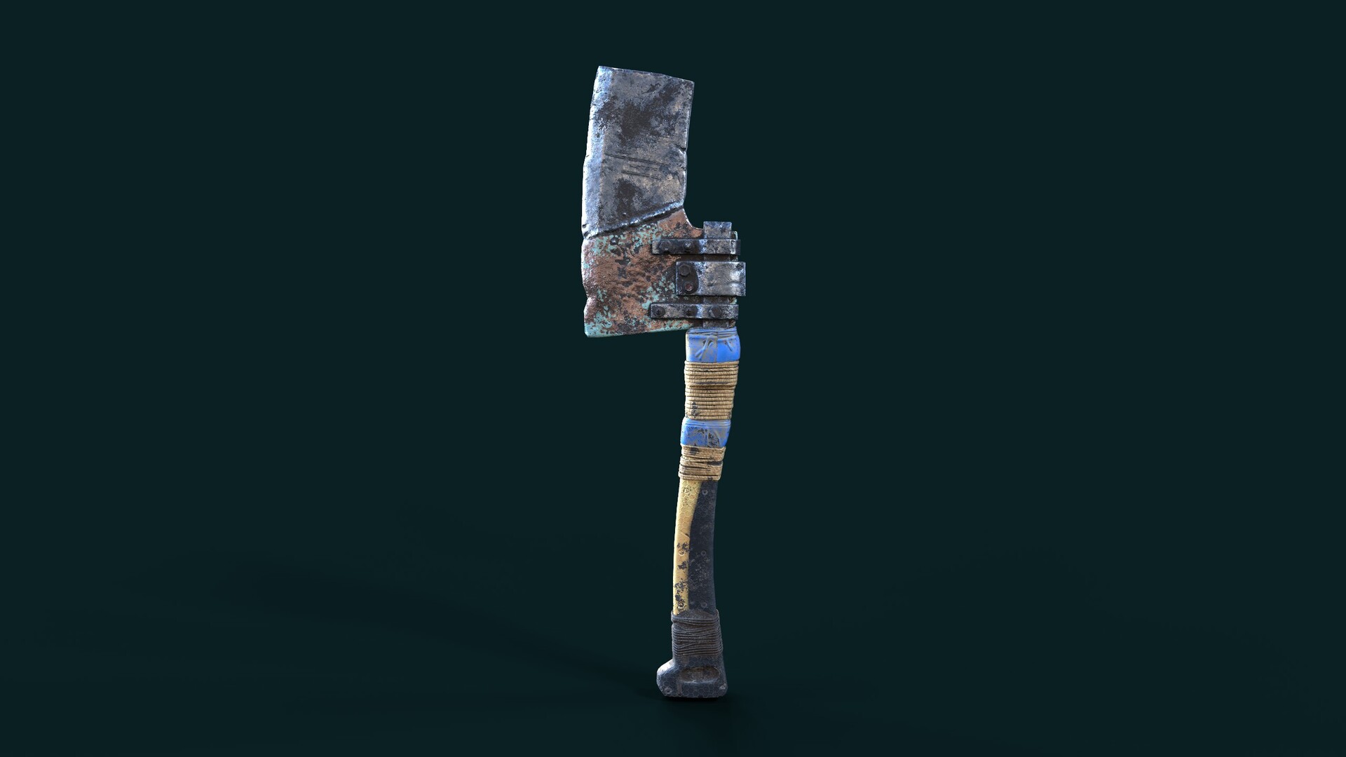 ArtStation - post apocalyptic axe