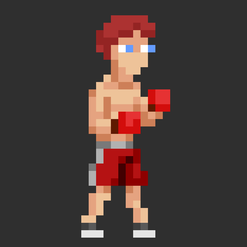 ArtStation - Pixxel art animated boxer
