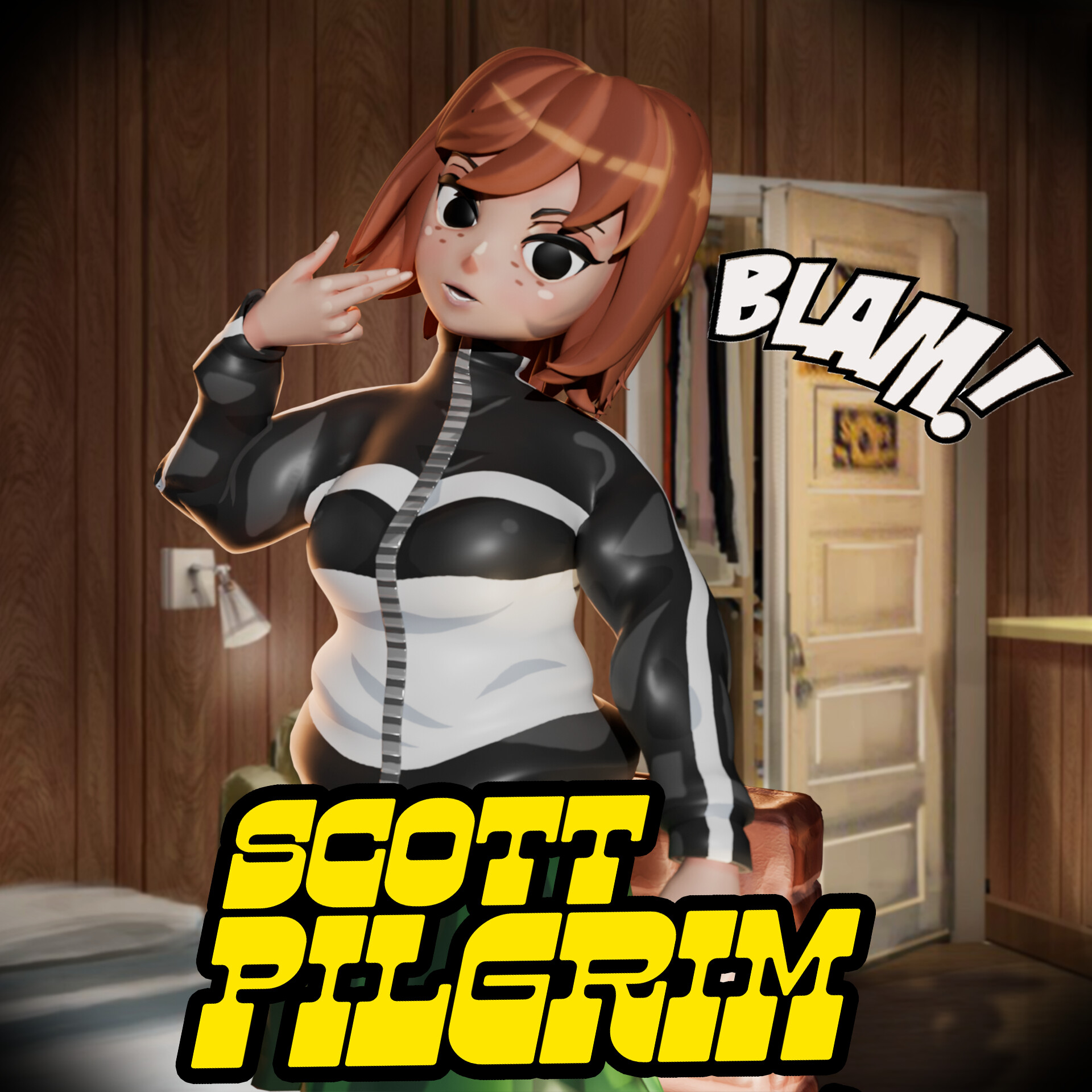 ArtStation - Kim Pine (Scott Pilgrim)