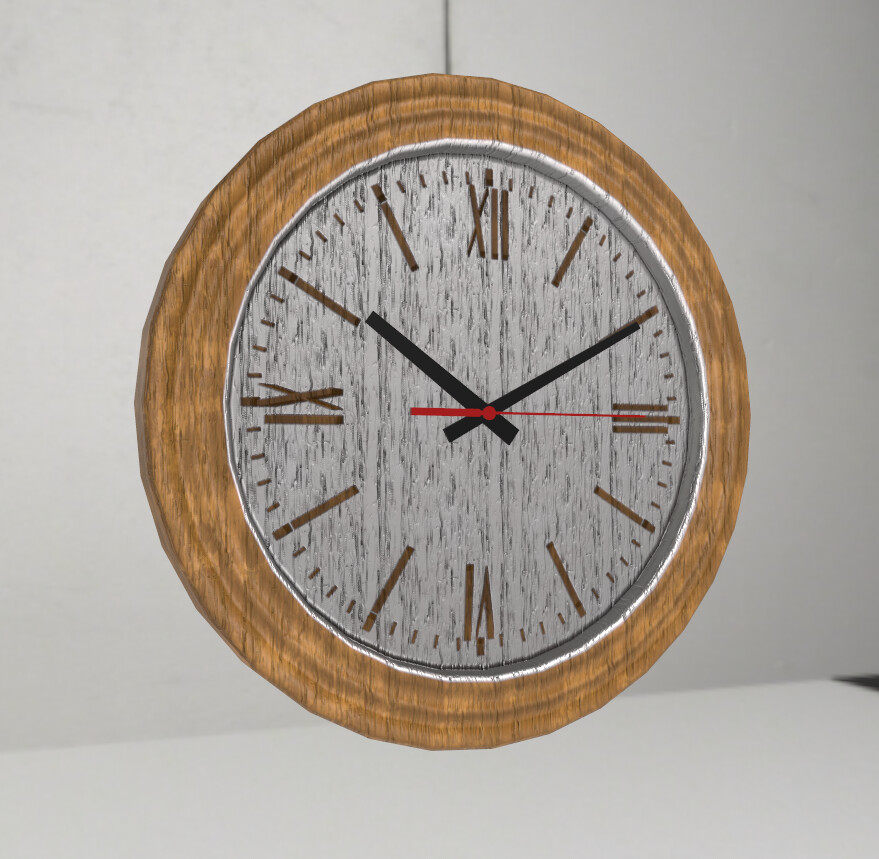 ArtStation - Clock DEMO for my students (Finals)