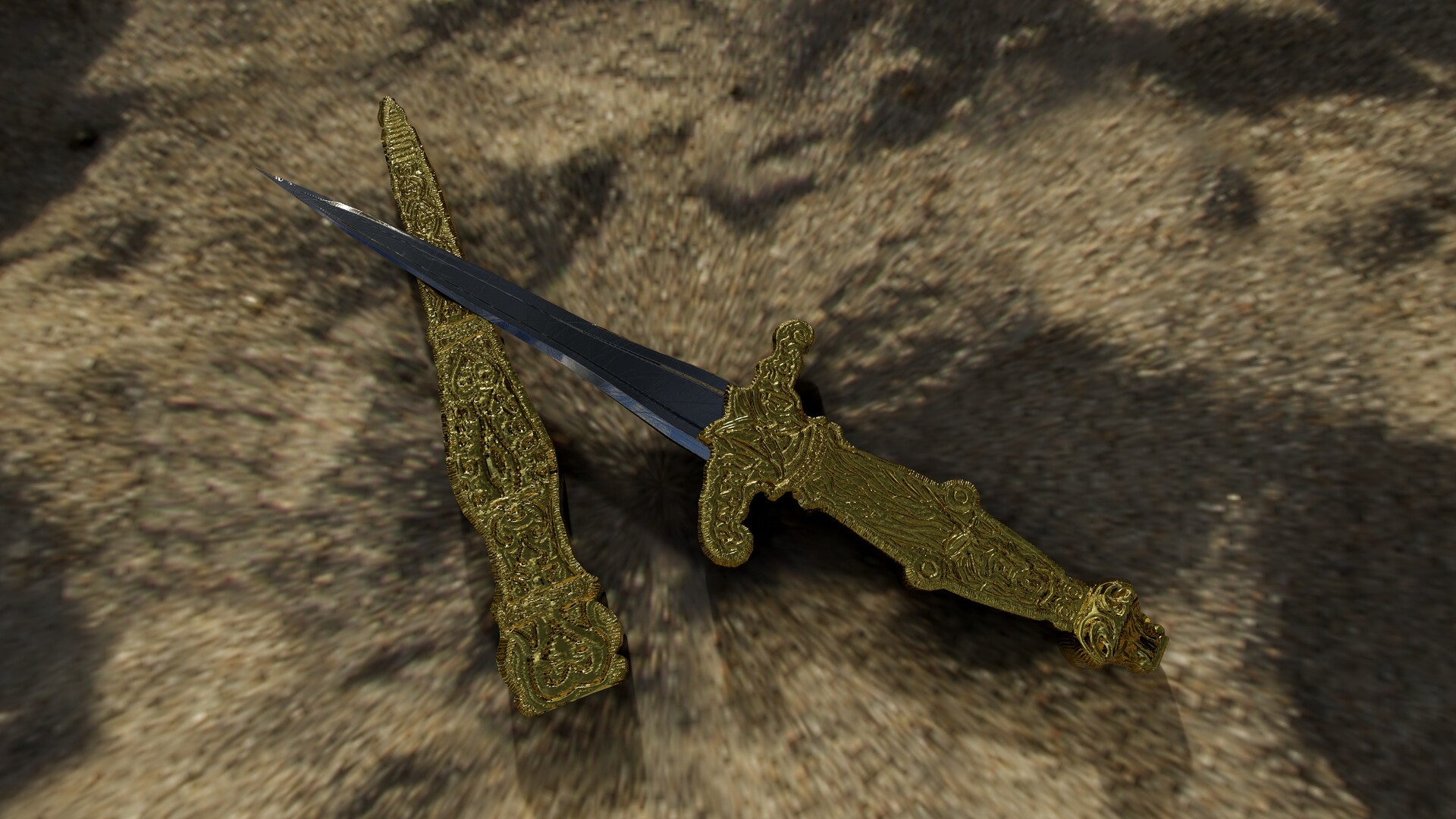 ArtStation - The Golden Blade