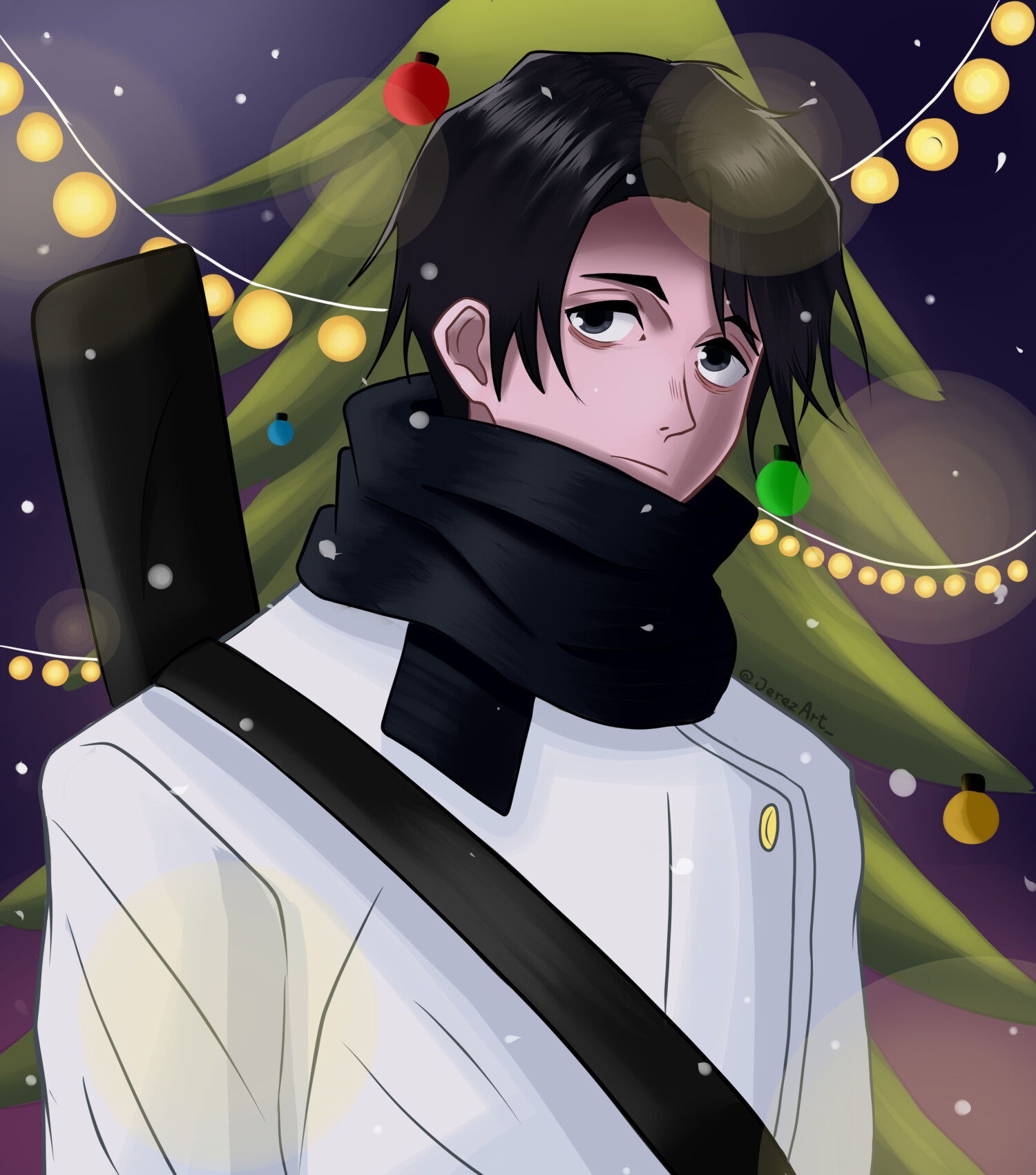 ArtStation - Yuta Okkotsu at Christmas (Commission)