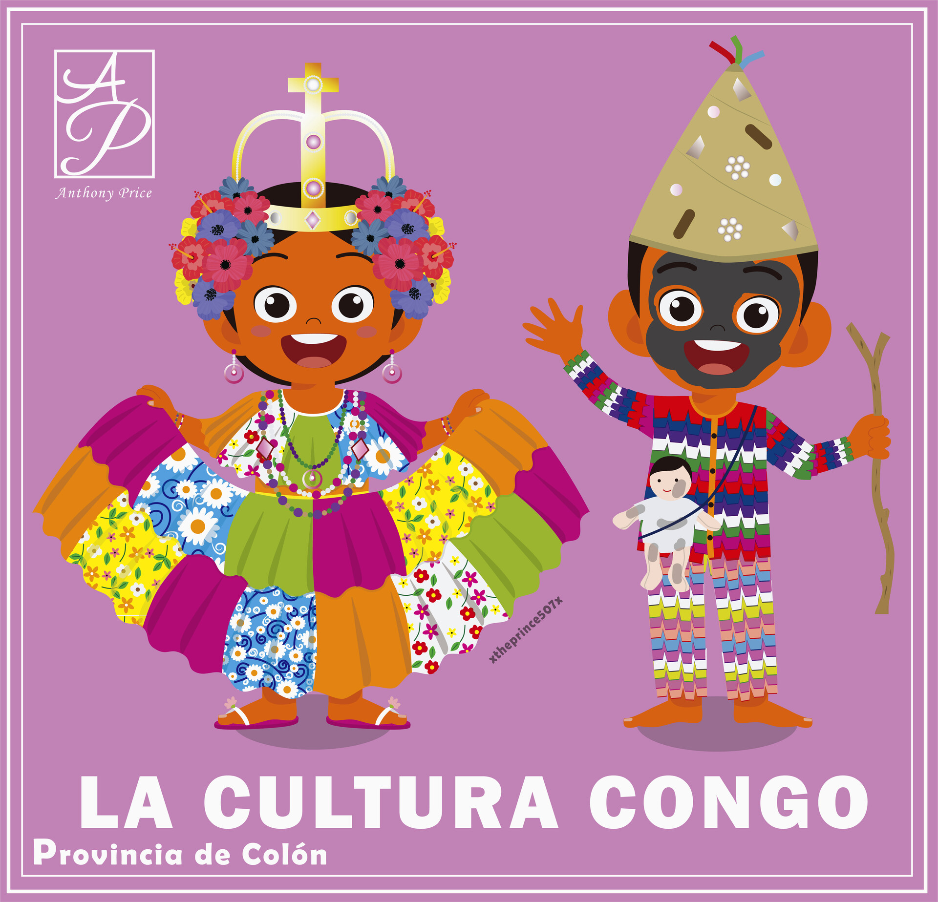 ArtStation - LA CULTURA CONGO COLON PANAMA - POLLERA CONGO - BAILE ...