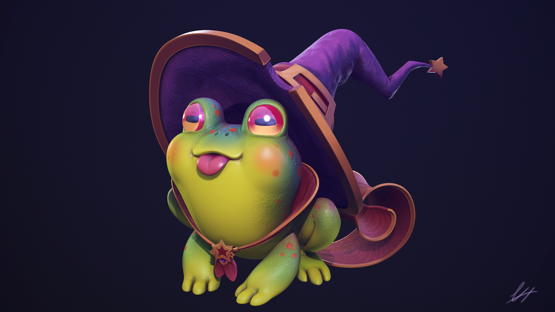 ArtStation - Frog Warlock