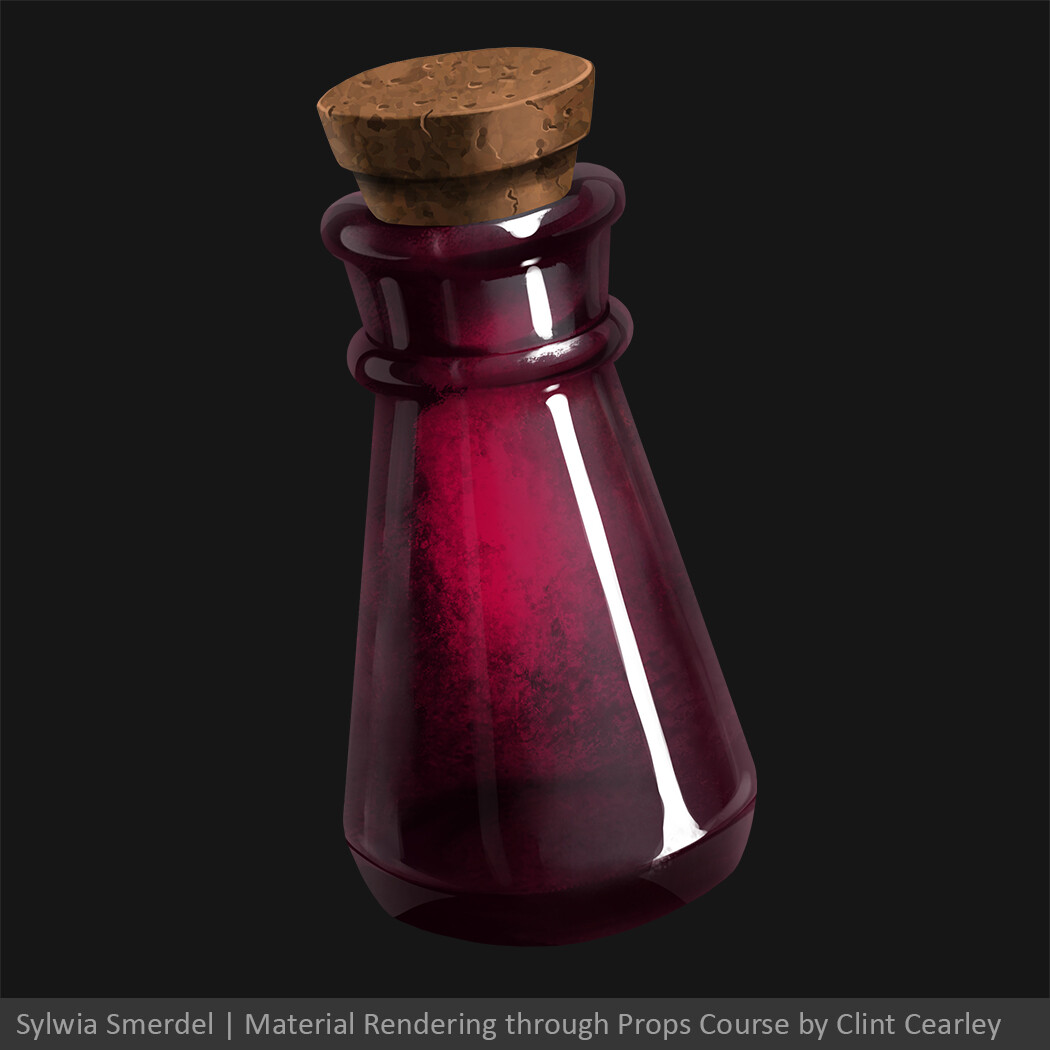 ArtStation - Material Rendering Course - homework week 5 - glass