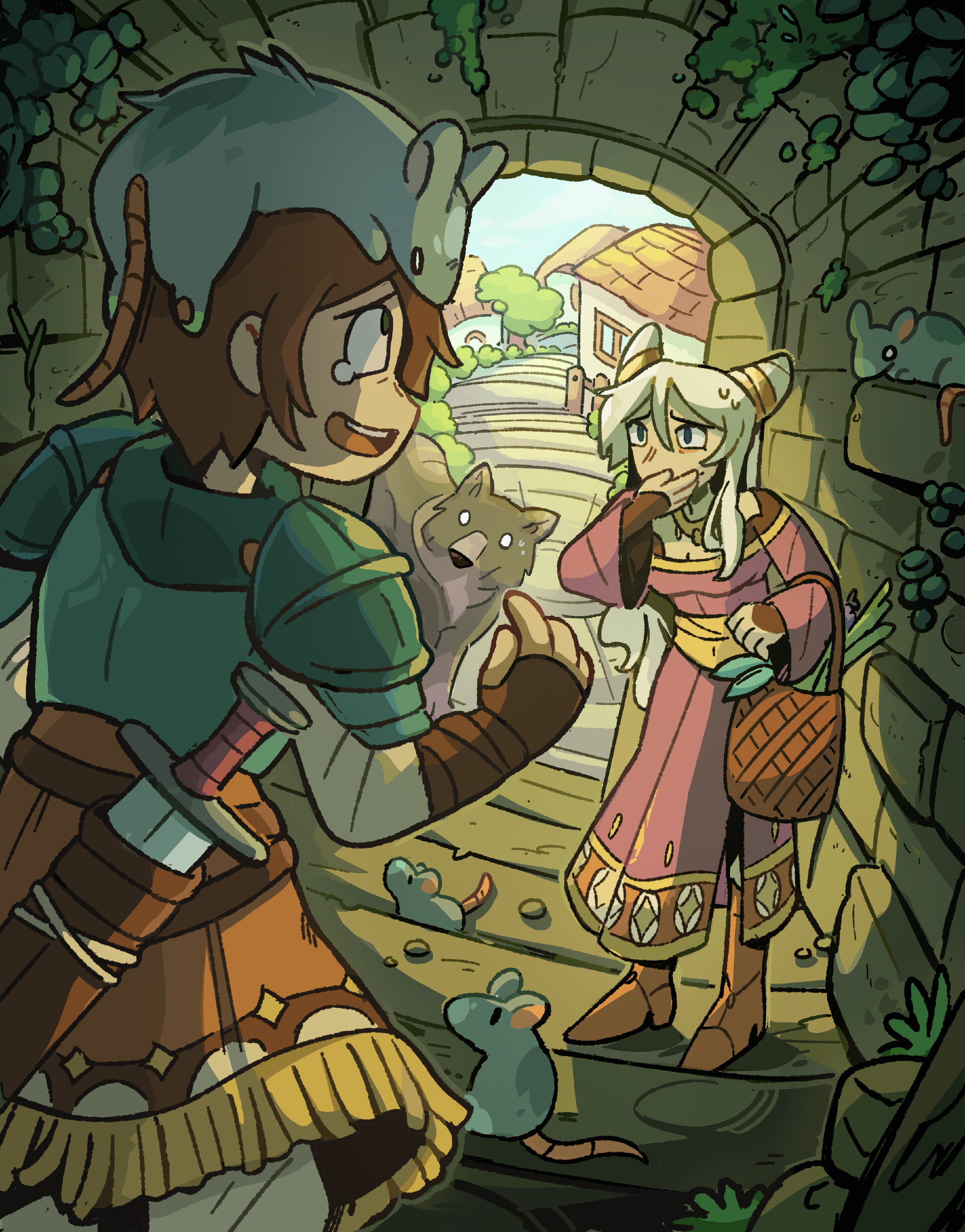 ArtStation - Rat tunnel