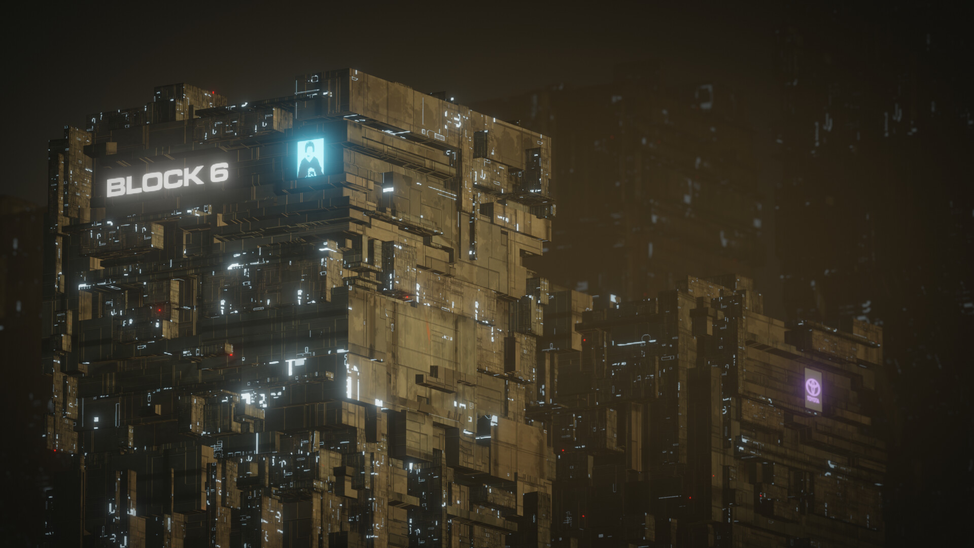 ArtStation - Sci-Fi Tower Blocks