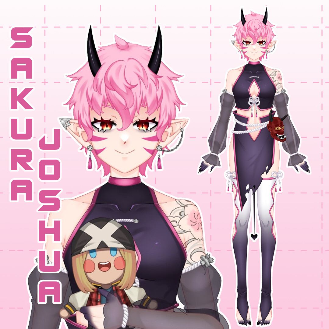 ArtStation - Live2D model - Sakura Joshua