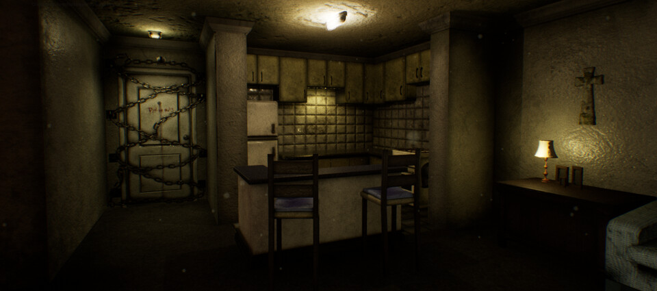 ArtStation - Silent Hill 4 Room 302 (fan concept)