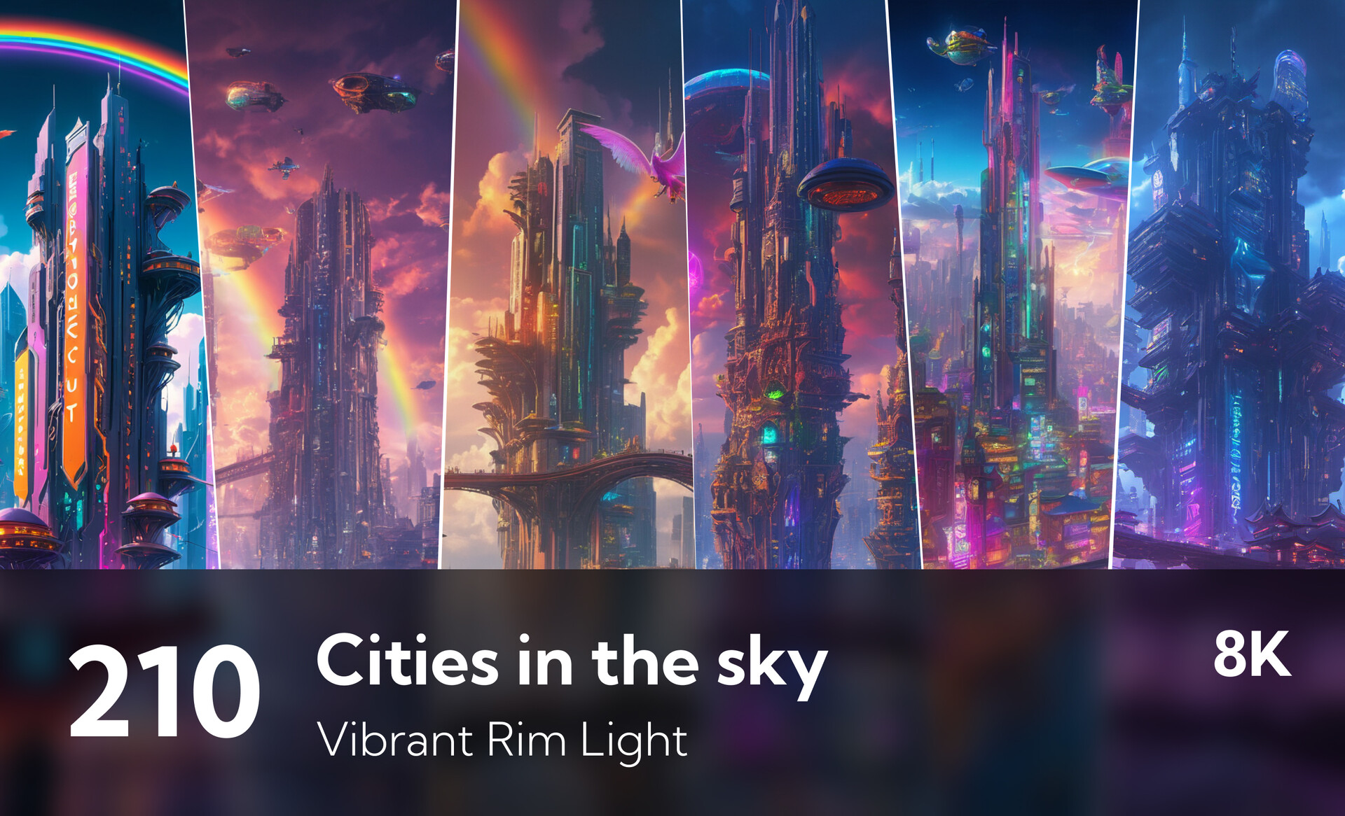ArtStation - Cities in the sky - Vibrant Rim Light