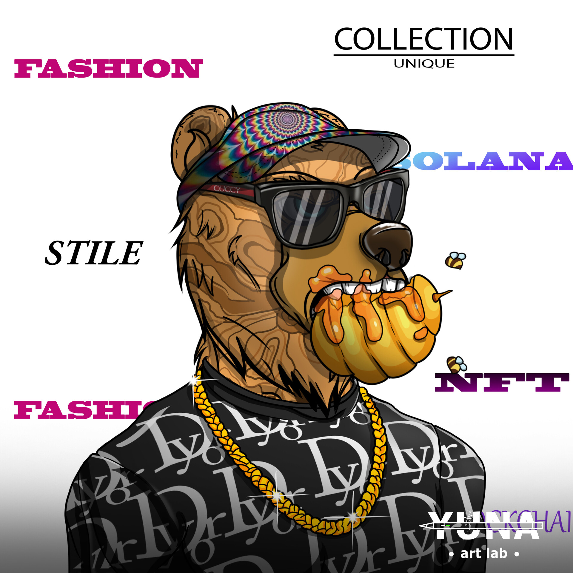 ArtStation - NFT Project "Stylish Bear"