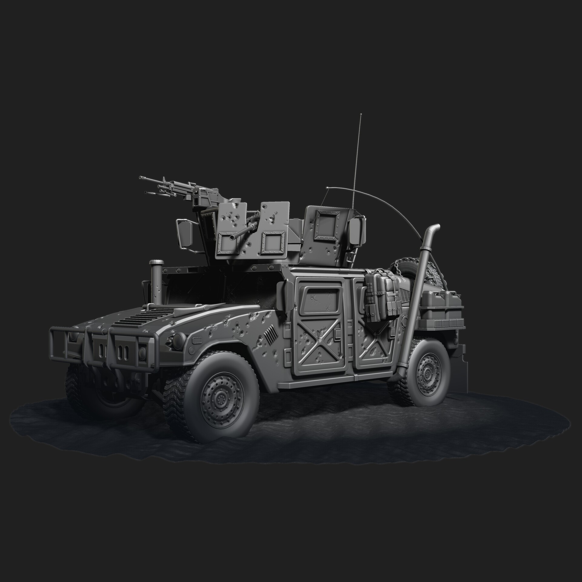 ArtStation - HUMVEE M1115