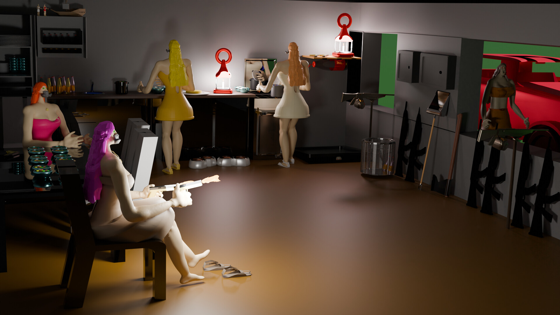 ArtStation - Zombies invasion scene(1920*1080)