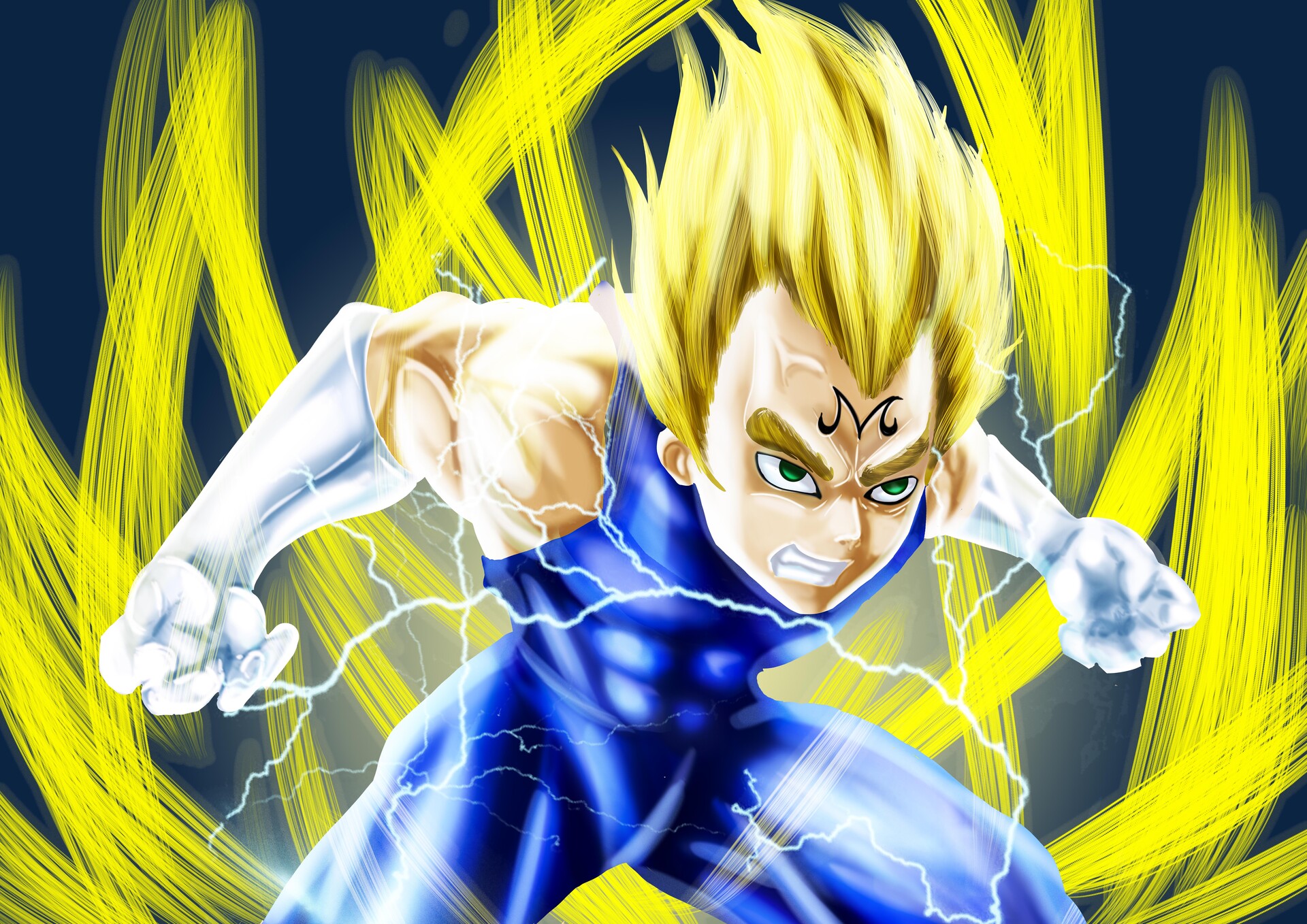 ArtStation - Majin Vegeta