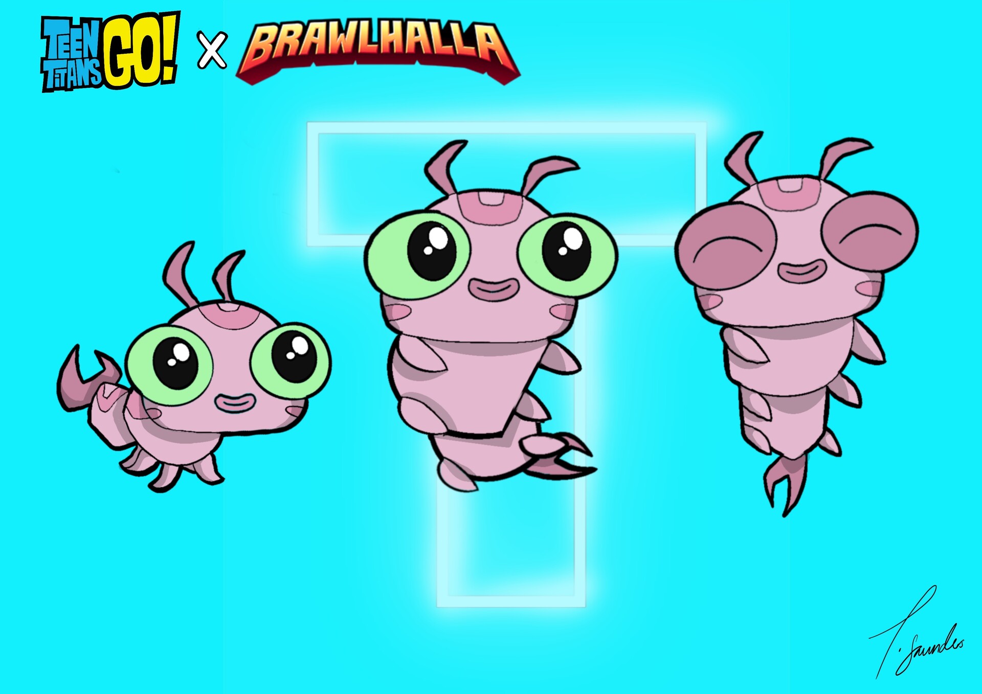 ArtStation - Brawhalla x Teen Titans Silky (sidekick)