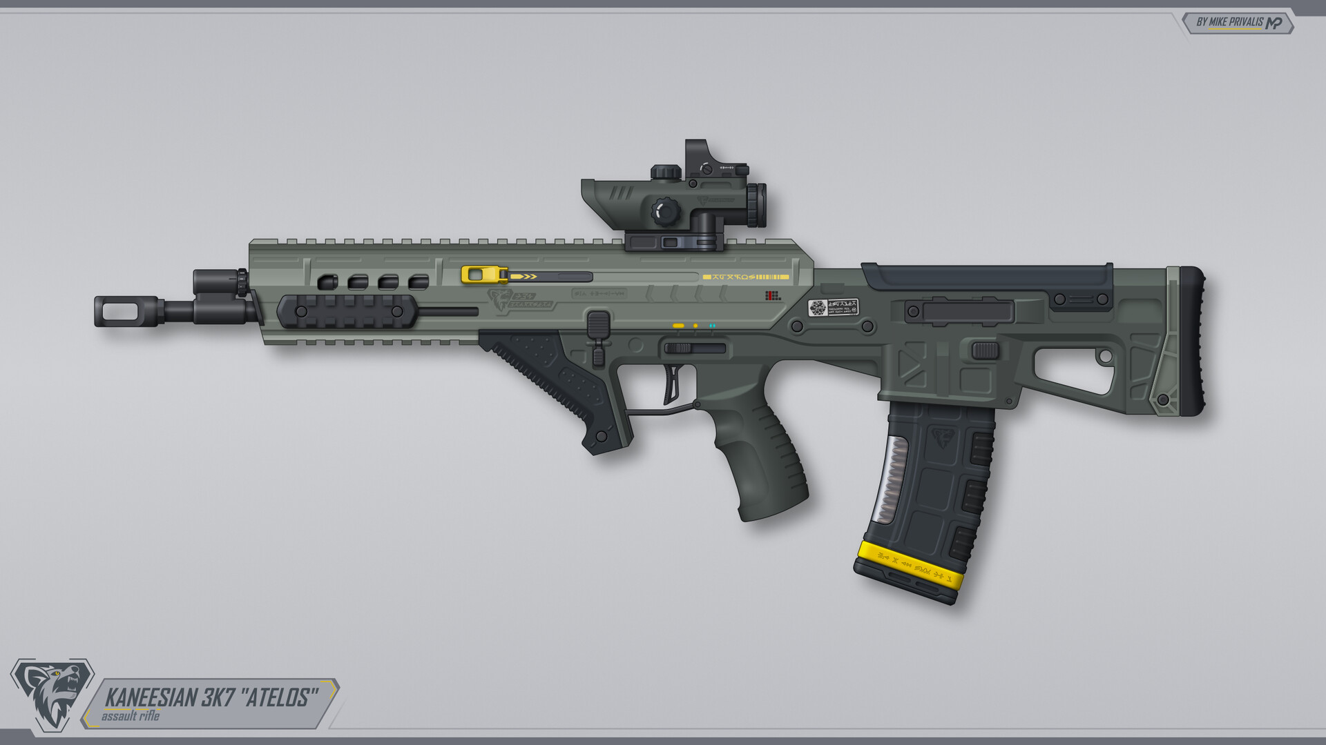 Mike Privalis - 3K7 "Atelos" Assault Rifle