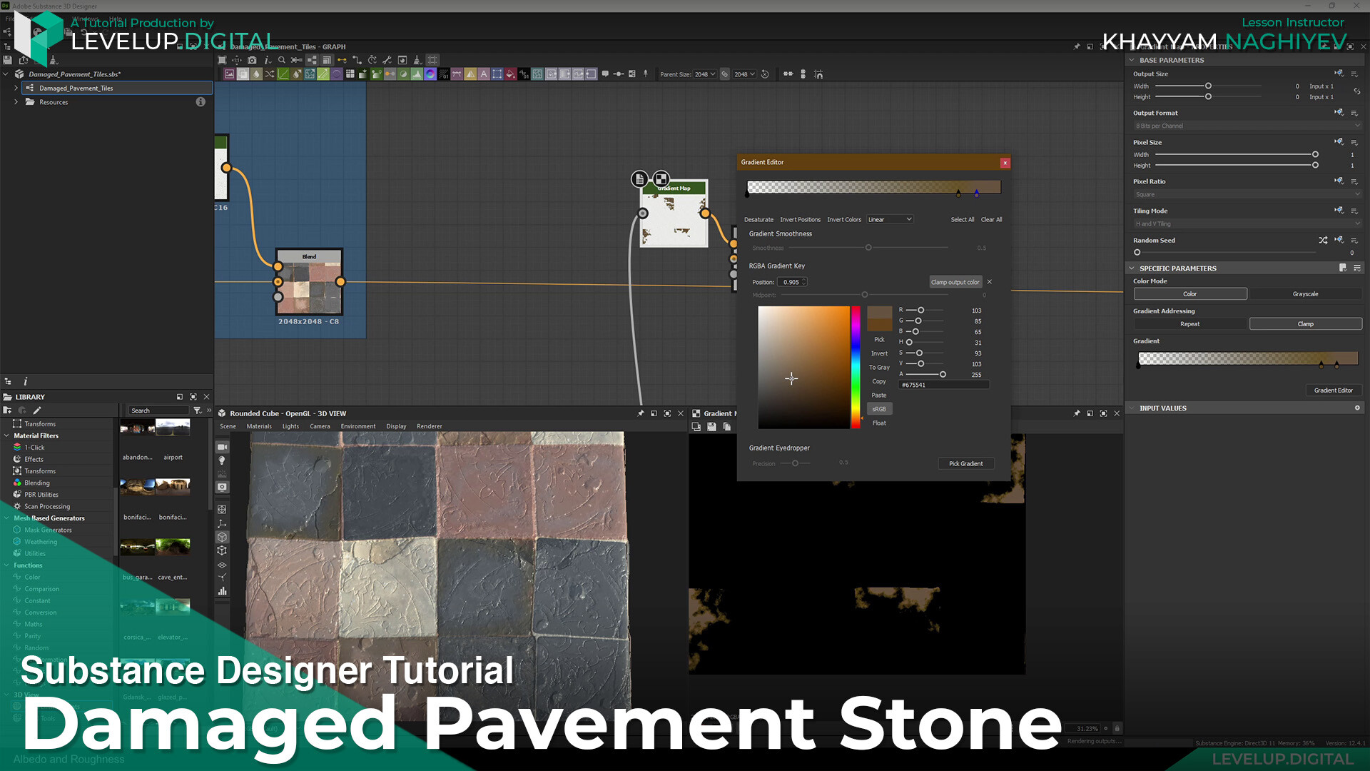 Levelup.Digital - Damaged Pavement Stone | Khayyam Naghiyev