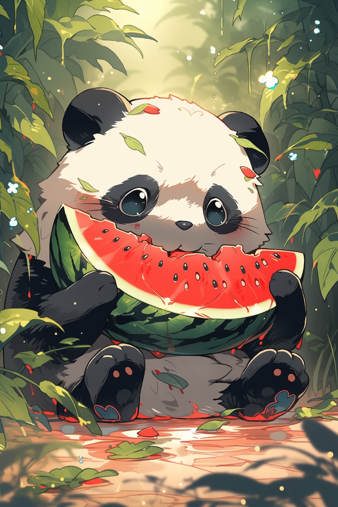 ArtStation - Panda Watercolor Art Print, Nursery Decor, Playroom Wall ...