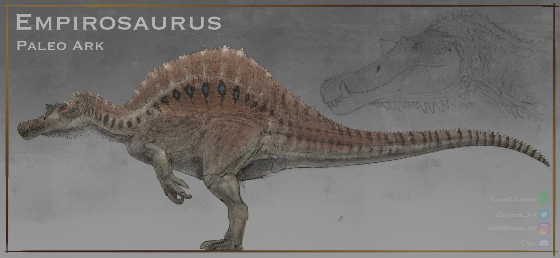 ArtStation - Paleo-Ark Commission: Empirosaurus