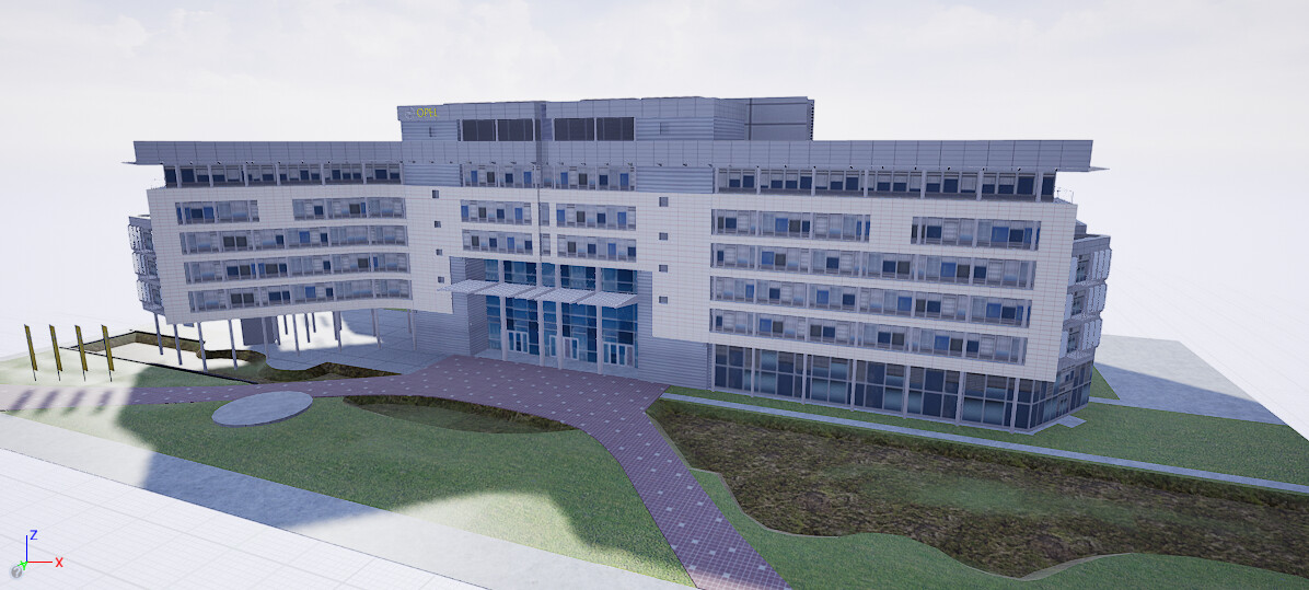 ArtStation - 3D Building Optimzed With Atlases (Unreal Engine)