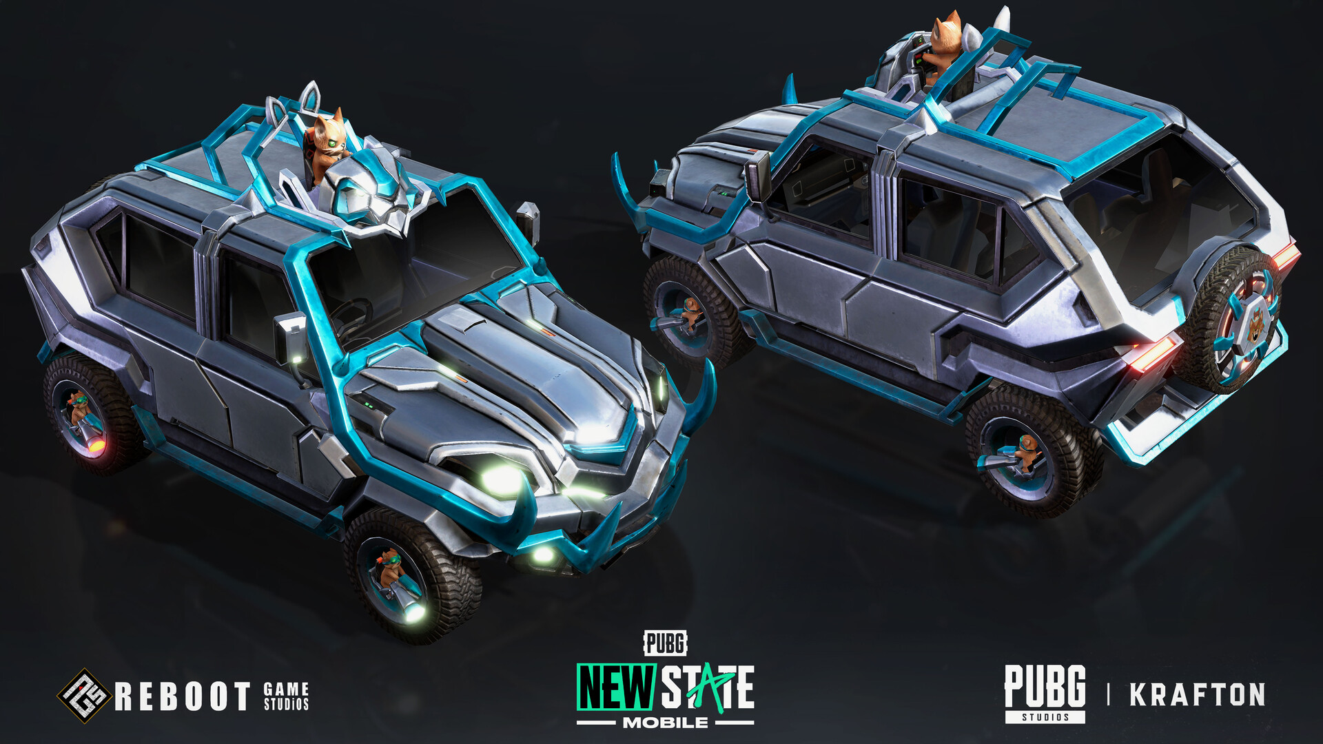 Reboot Game Studios - PUBG New State - Vehicles Kit 03