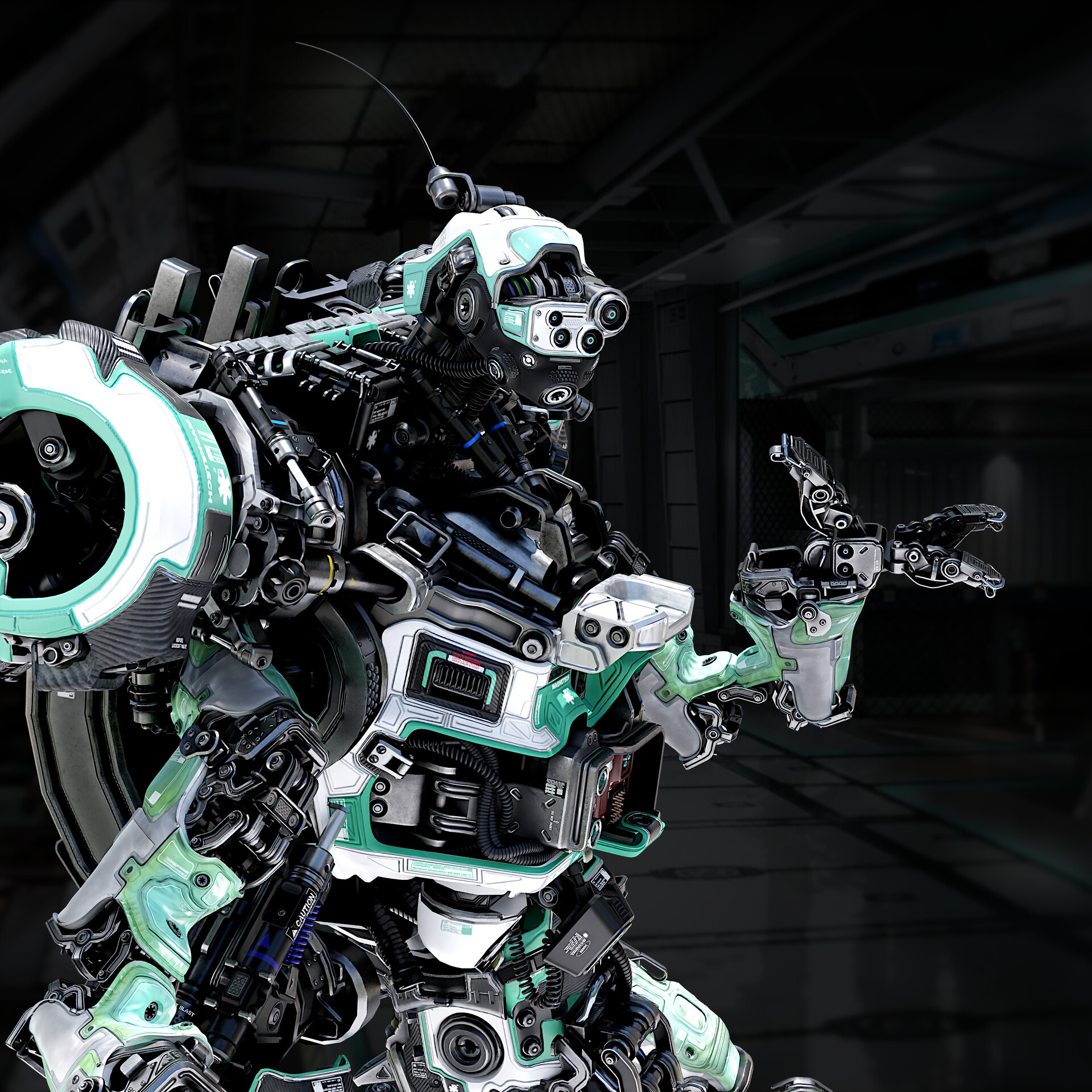 ArtStation - Medical Robot Droid