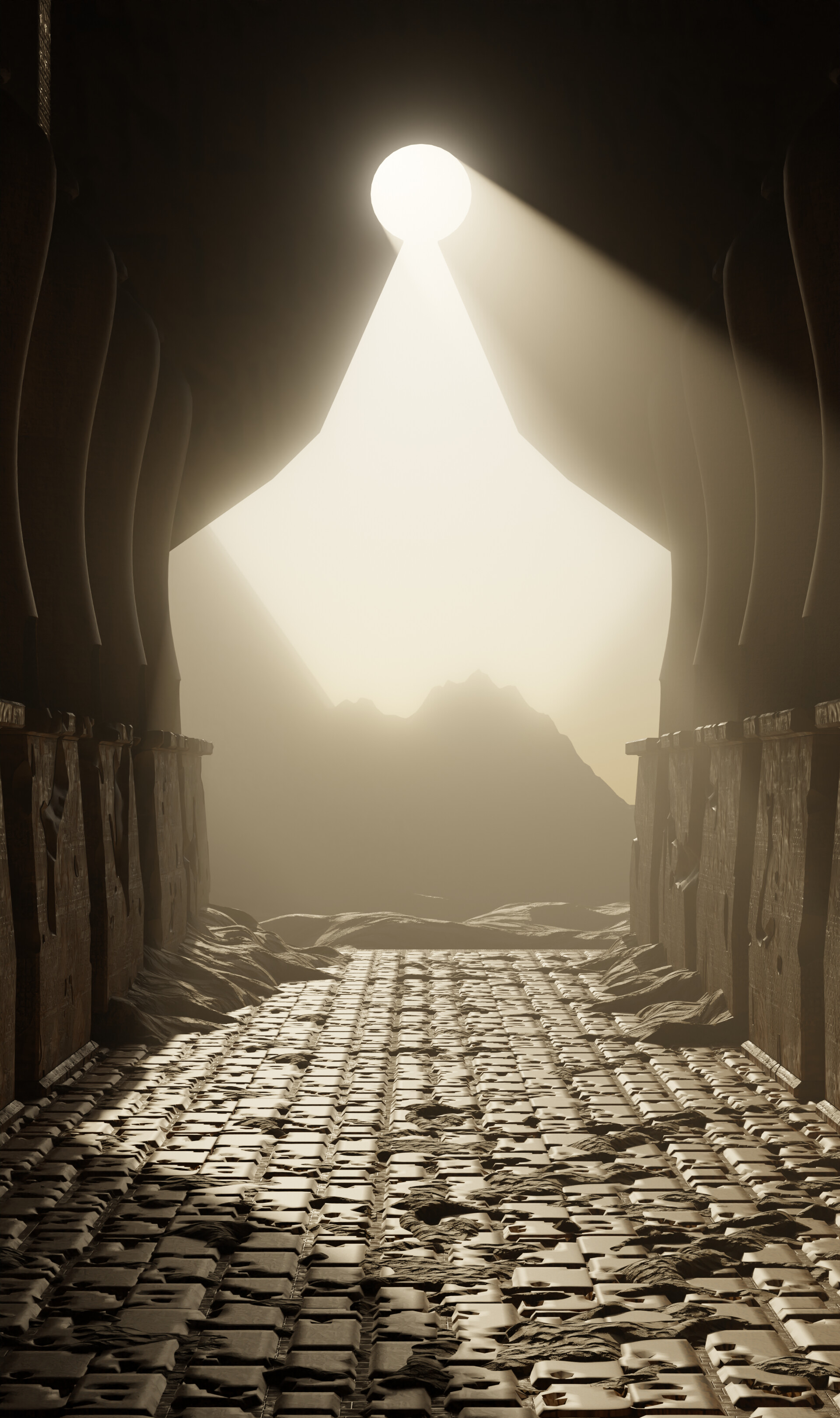 ArtStation - Sand temple