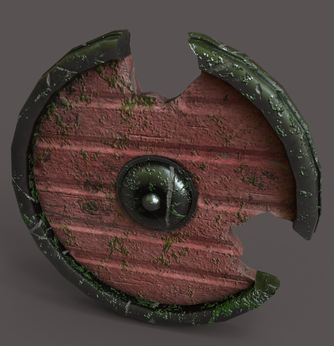 ArtStation - Broken Shield