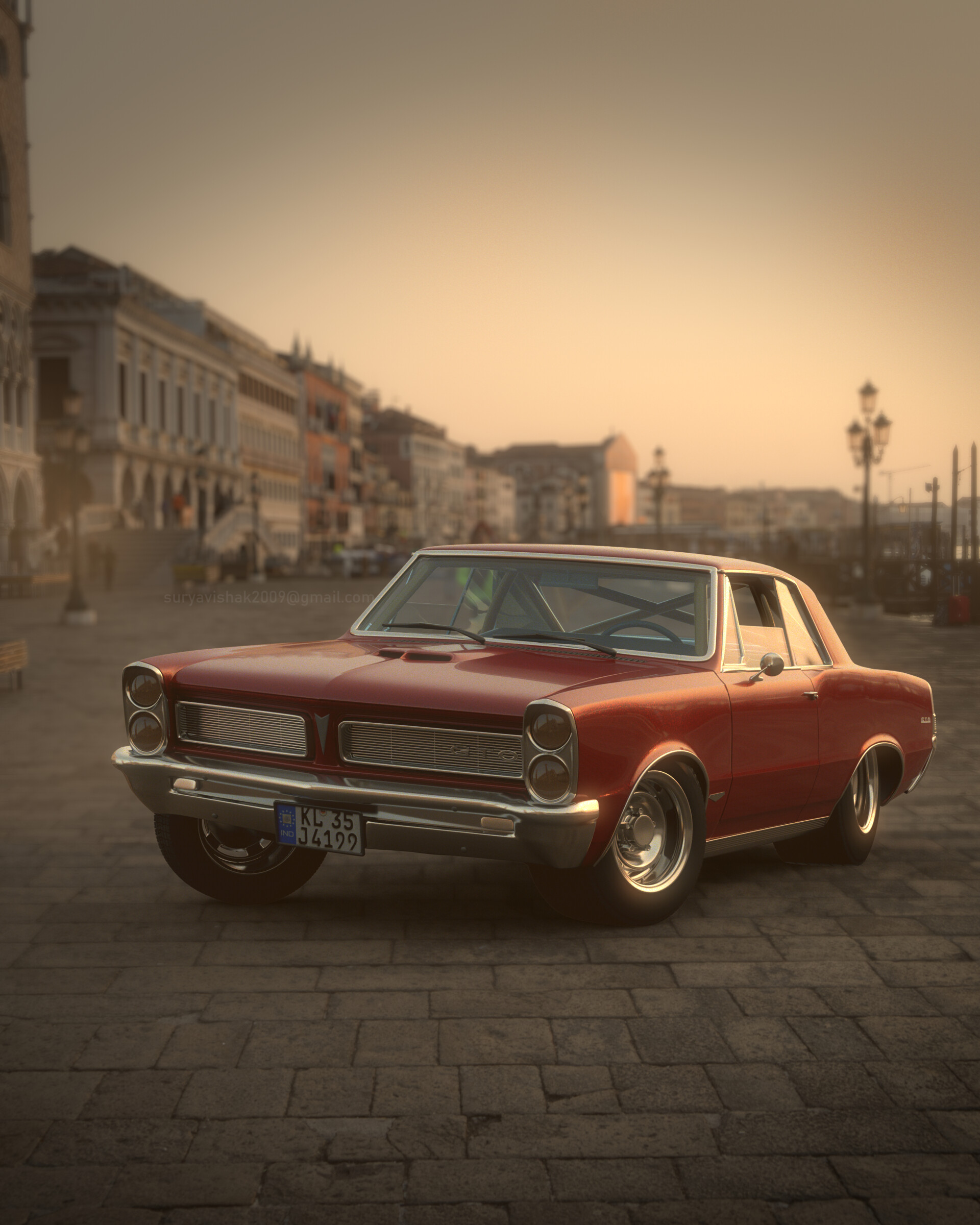 ArtStation - 1964 Pontiac GTO Car Look development