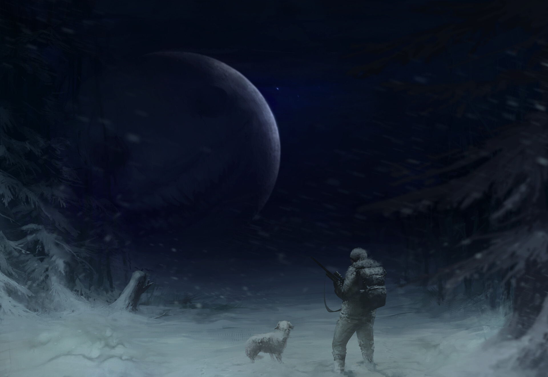 ArtStation - Fallen Moon