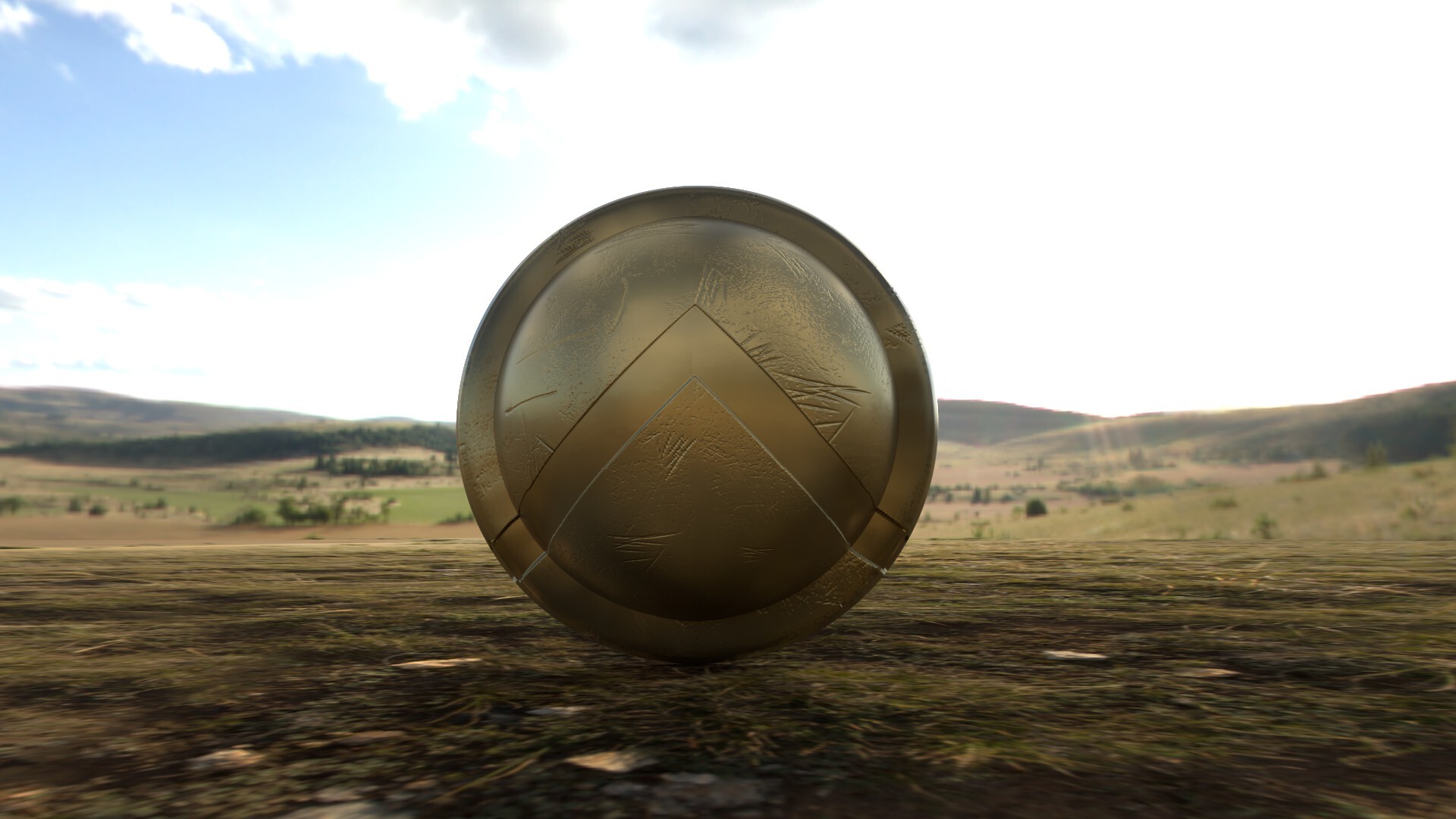 ArtStation - Spartan Shield