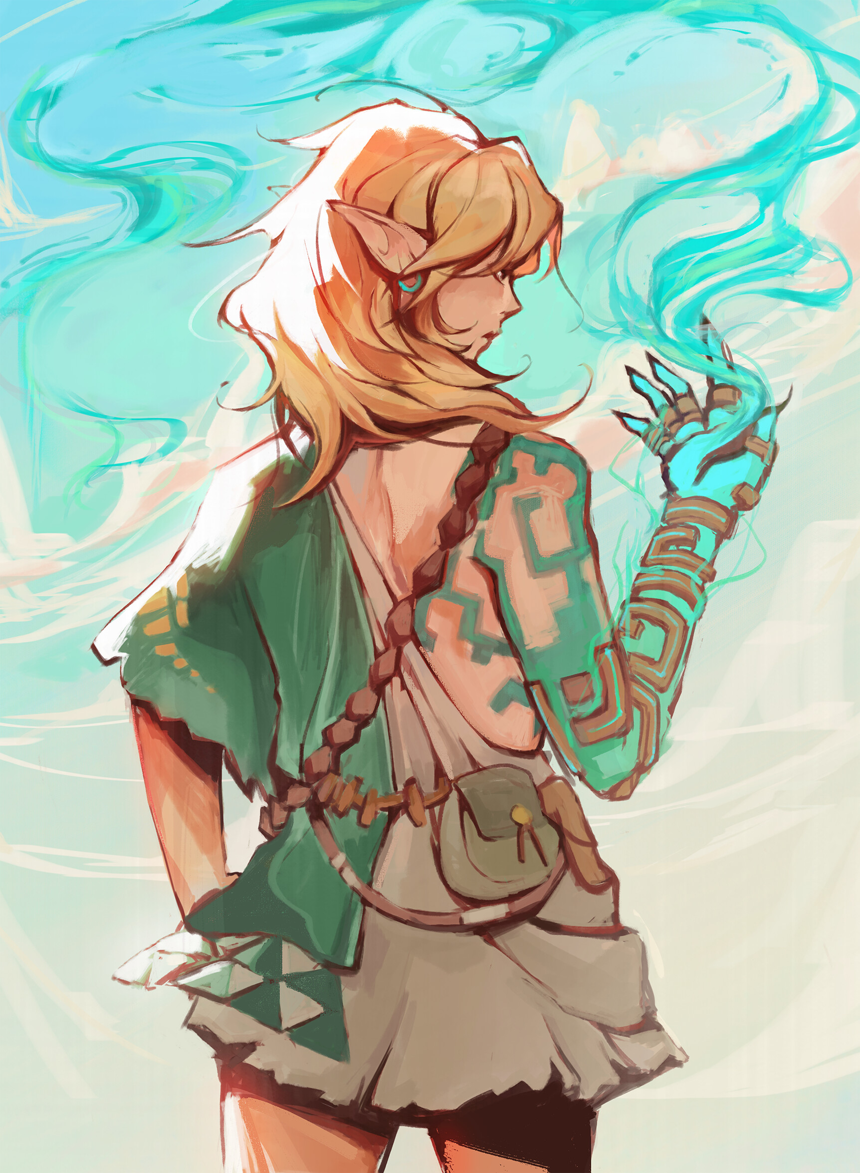 ArtStation - Link TOTK Fanart