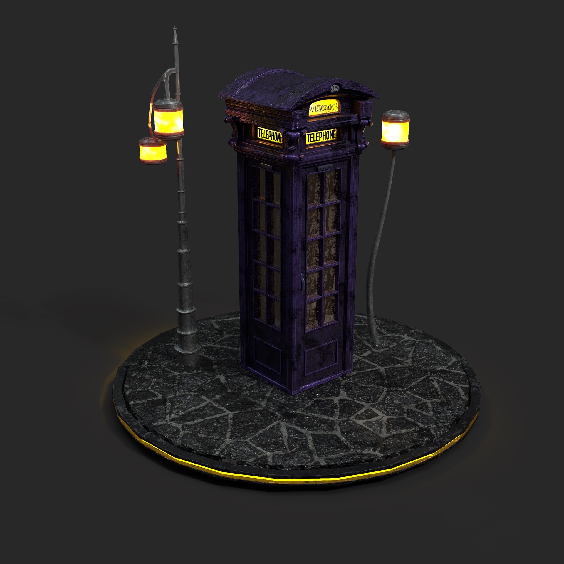 ArtStation - Telephone booth