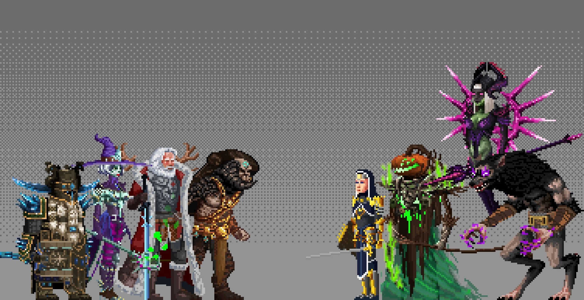 ArtStation - pixel art of Raid shadows legends Characters