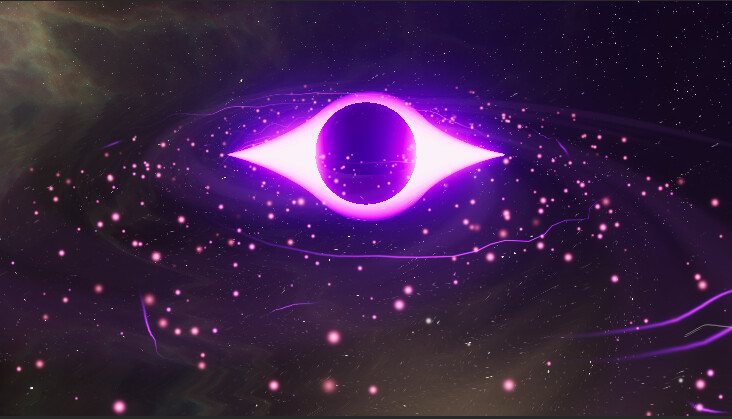 ArtStation - Black Hole - Screen Space Distortion Shader