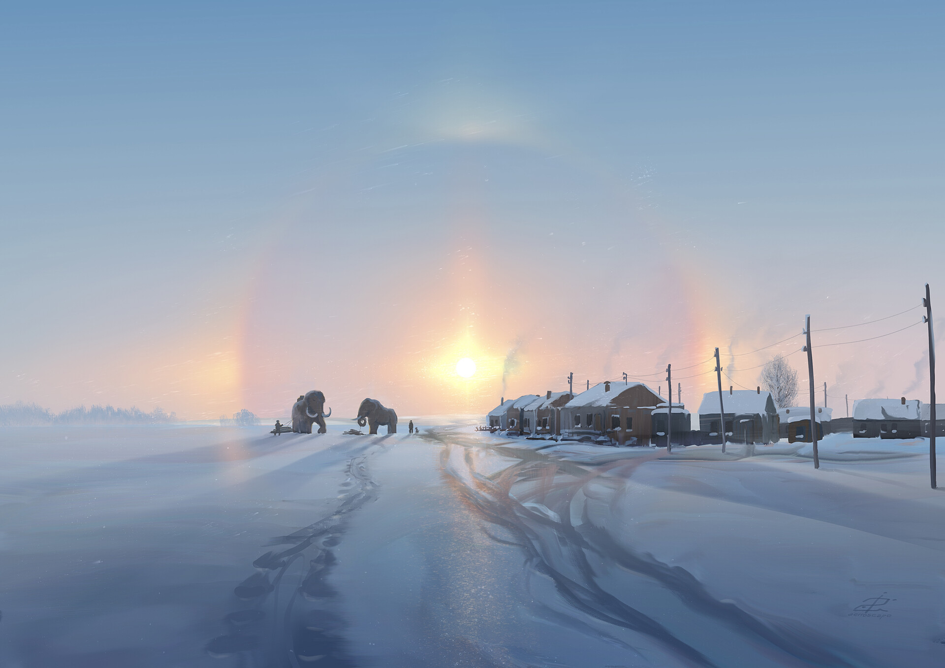 ArtStation - Pole of Cold