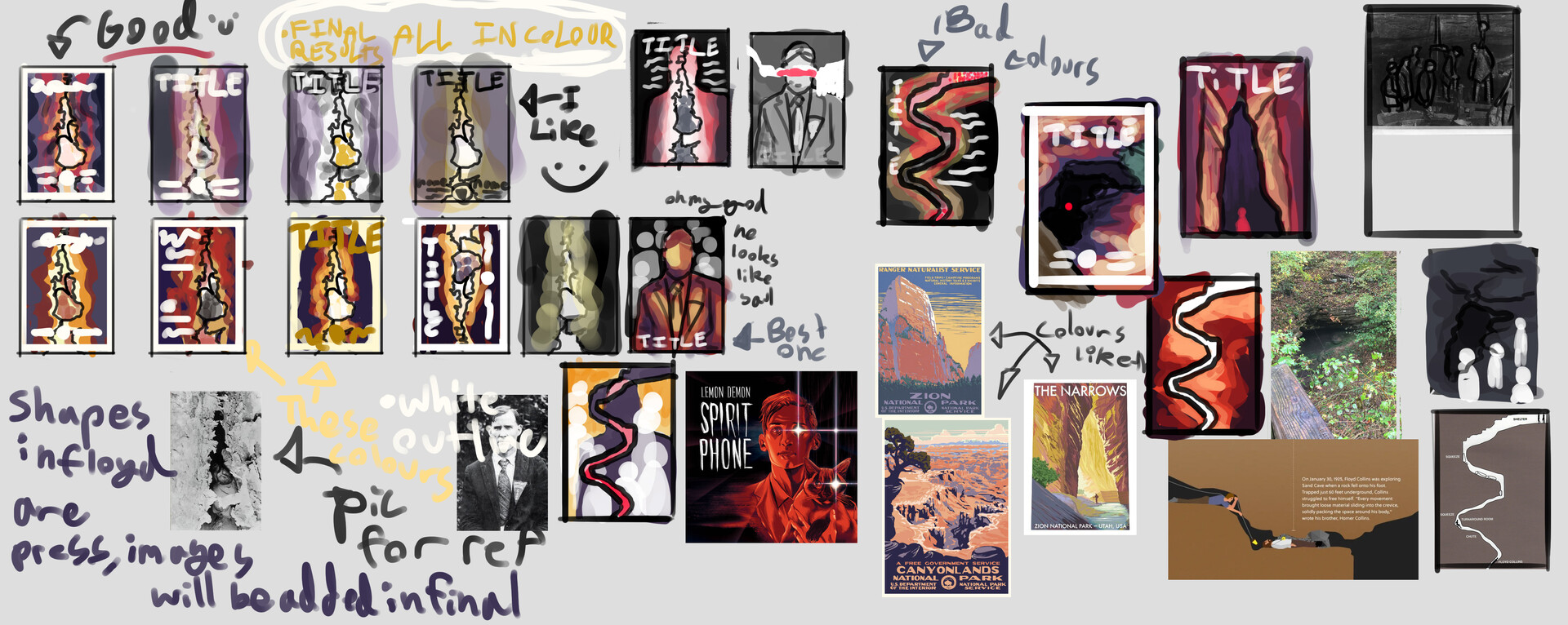 ArtStation - Floyd Collins Poster