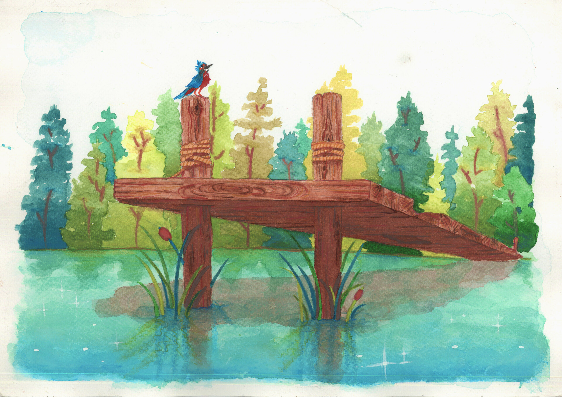 ArtStation - Watercolor Dock