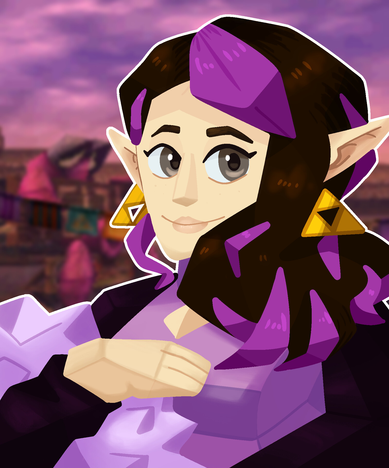 ArtStation - N64 Zelda Self Portrait